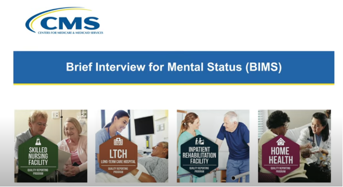 NEW TRAINING EVENT – Brief Interview for Mental Status (BIMS) Video ...
