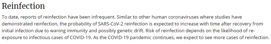 Reinfection of the Virus that Causes COVID-19 – BriggsNetNews