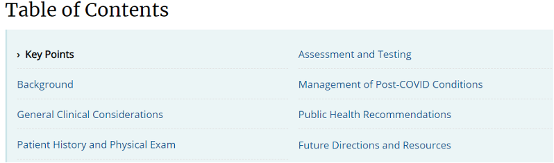 Evaluating and Caring for Patients with Post-COVID Conditions: Updated ...