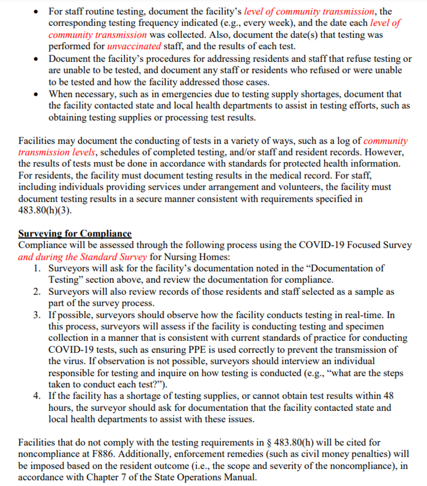 URGENT: QSO-20-38-NH Revised … Testing Changes Effective Immediately ...