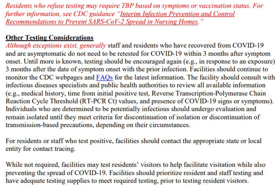 URGENT: QSO-20-38-NH Revised … Testing Changes Effective Immediately ...