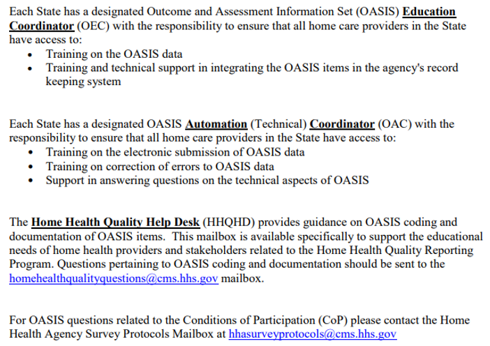 OASIS Education and Automation Coordinators – BriggsNetNews