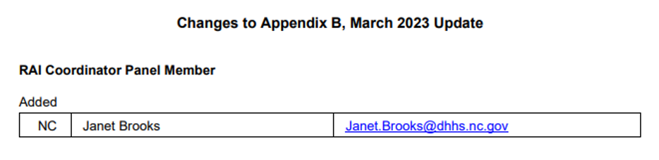 March 2023 Update RAI User’s Manual: Appendix B – BriggsNetNews