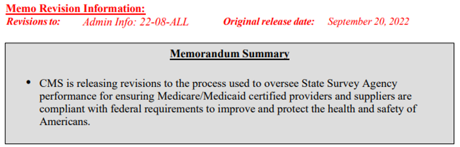 CMS Revises Fiscal Year (FY) 2023 State Performance Standards System ...